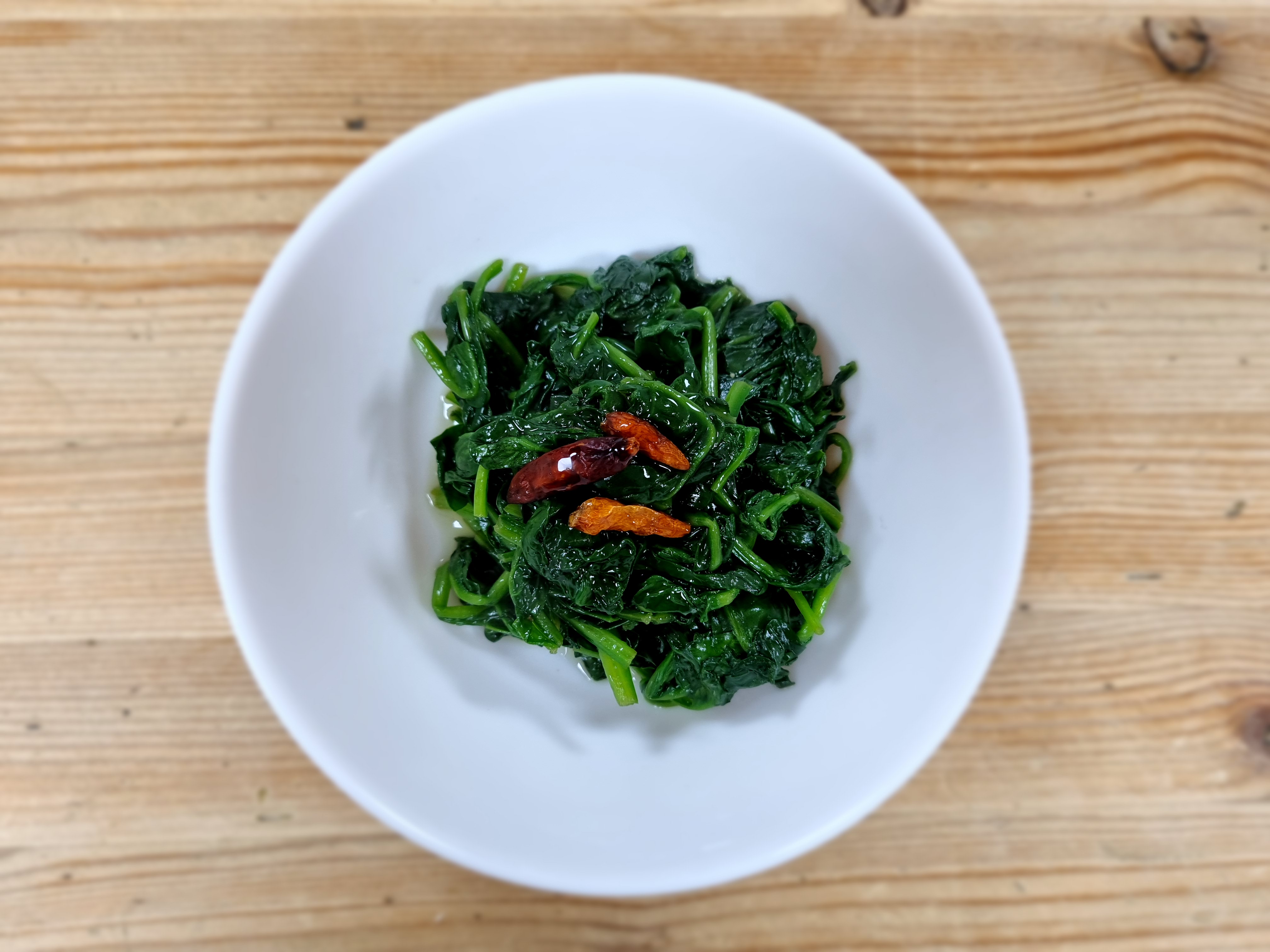 Steamed Spinach With Garlic And Chilli (V/Ve) Recipe - yhangry