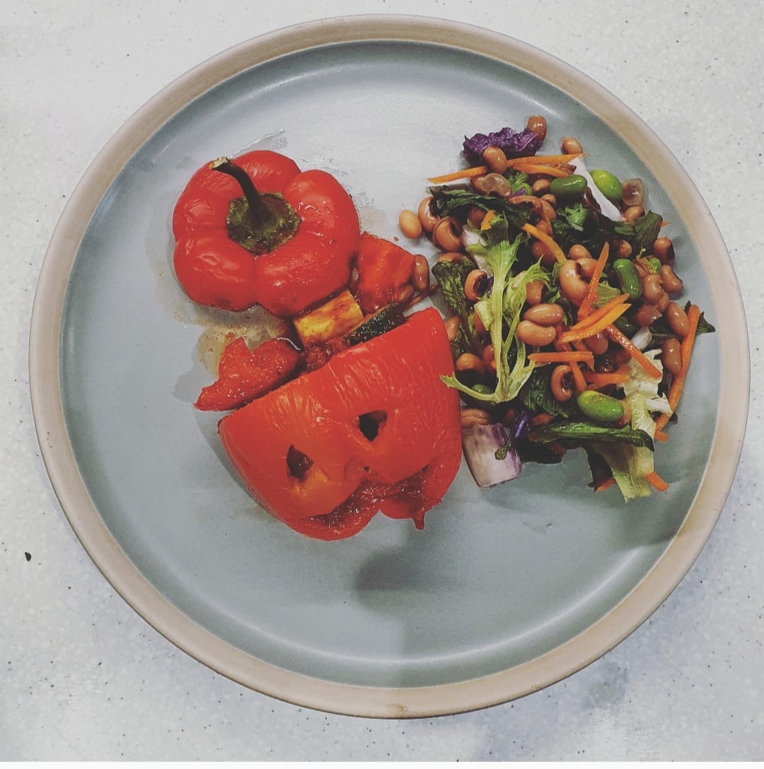 Stuffed Pepper Brains & Maggot Salad Recipe - yhangry